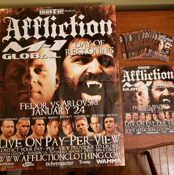 Affliction | Other | Hpaffliction M Global Mma Promo Kit | Poshmark